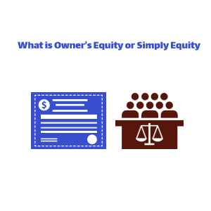 What is Owner’s Equity or Simply Equity