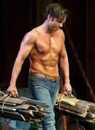Sebastian Stan Shirtless Picnic