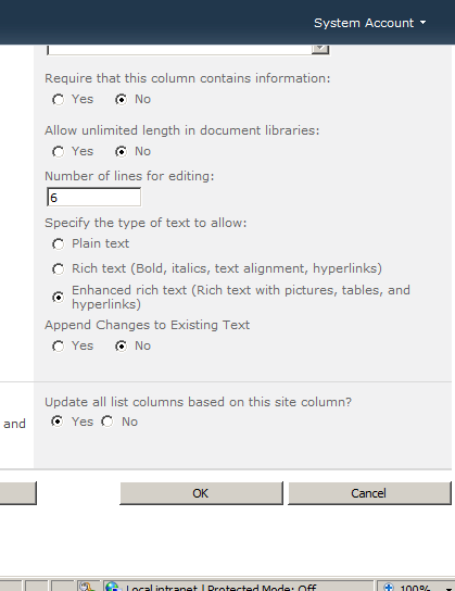 SharePoint Kings: Rich text field in document library