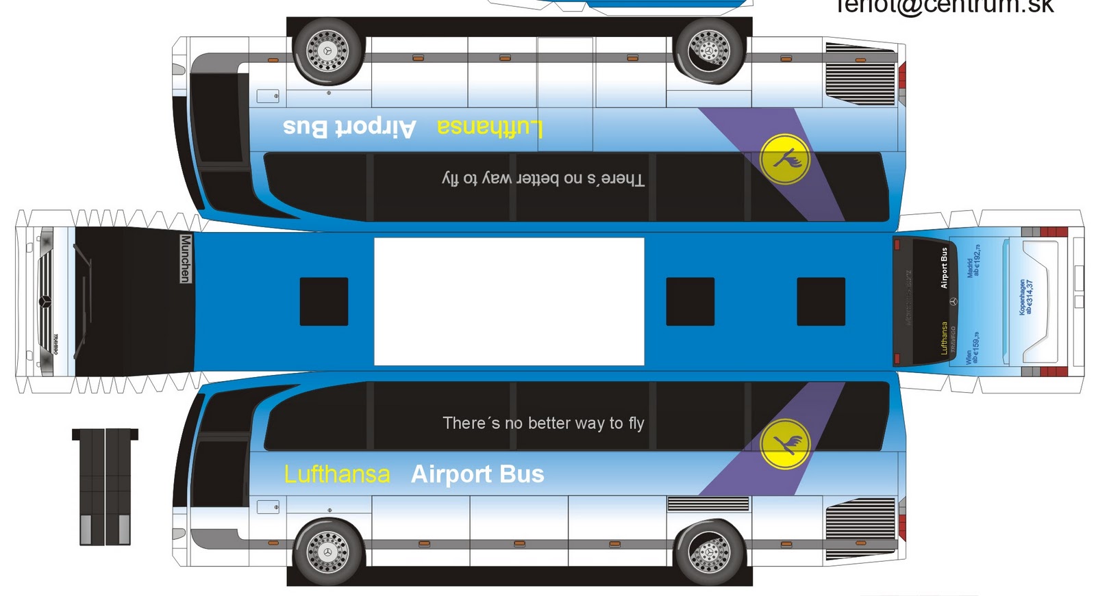 laxitna's blog: PAPERCRAFT BUS