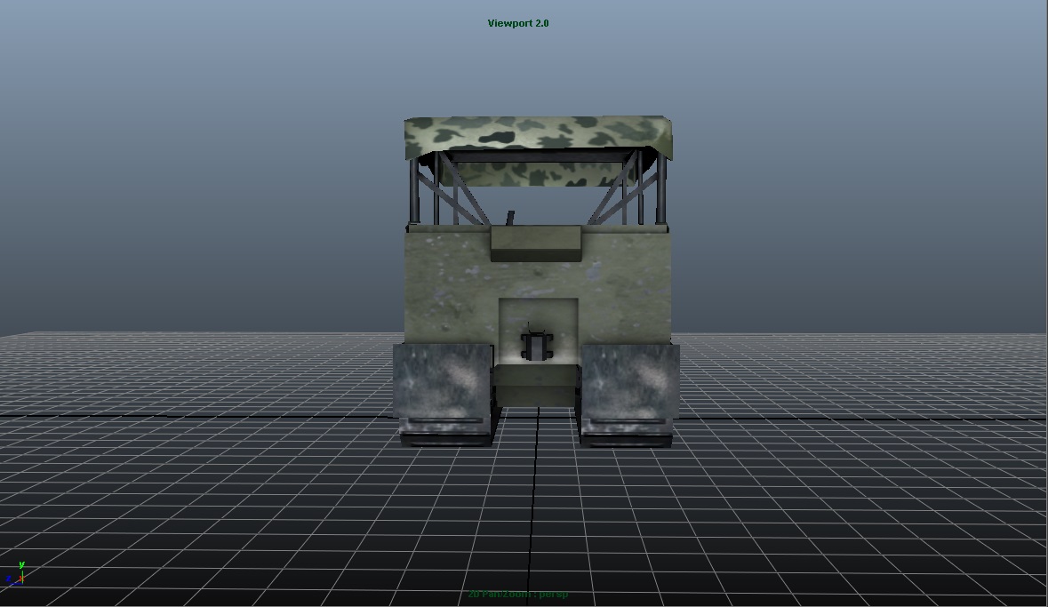 Computer Games Modelling : Army vehicle Texture