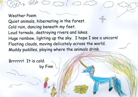 PVS Learning Together: Weather Poems