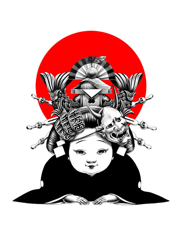 .: Hakuchi Manga Illustrations