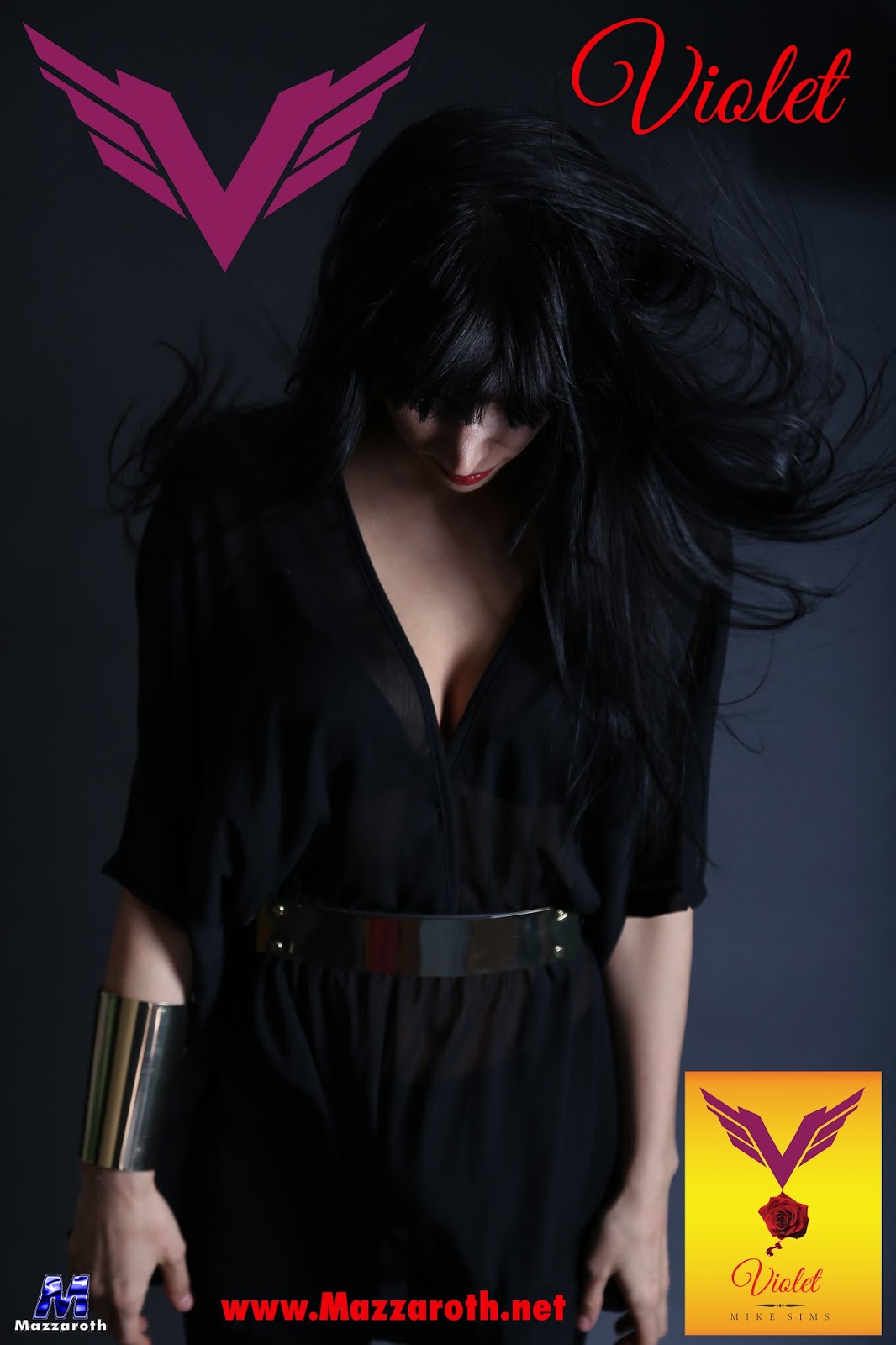 Violet book character | Author Mike Sims