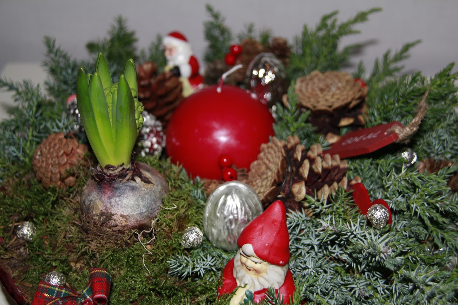 Katarineshage: Juledekorasjon med svibel