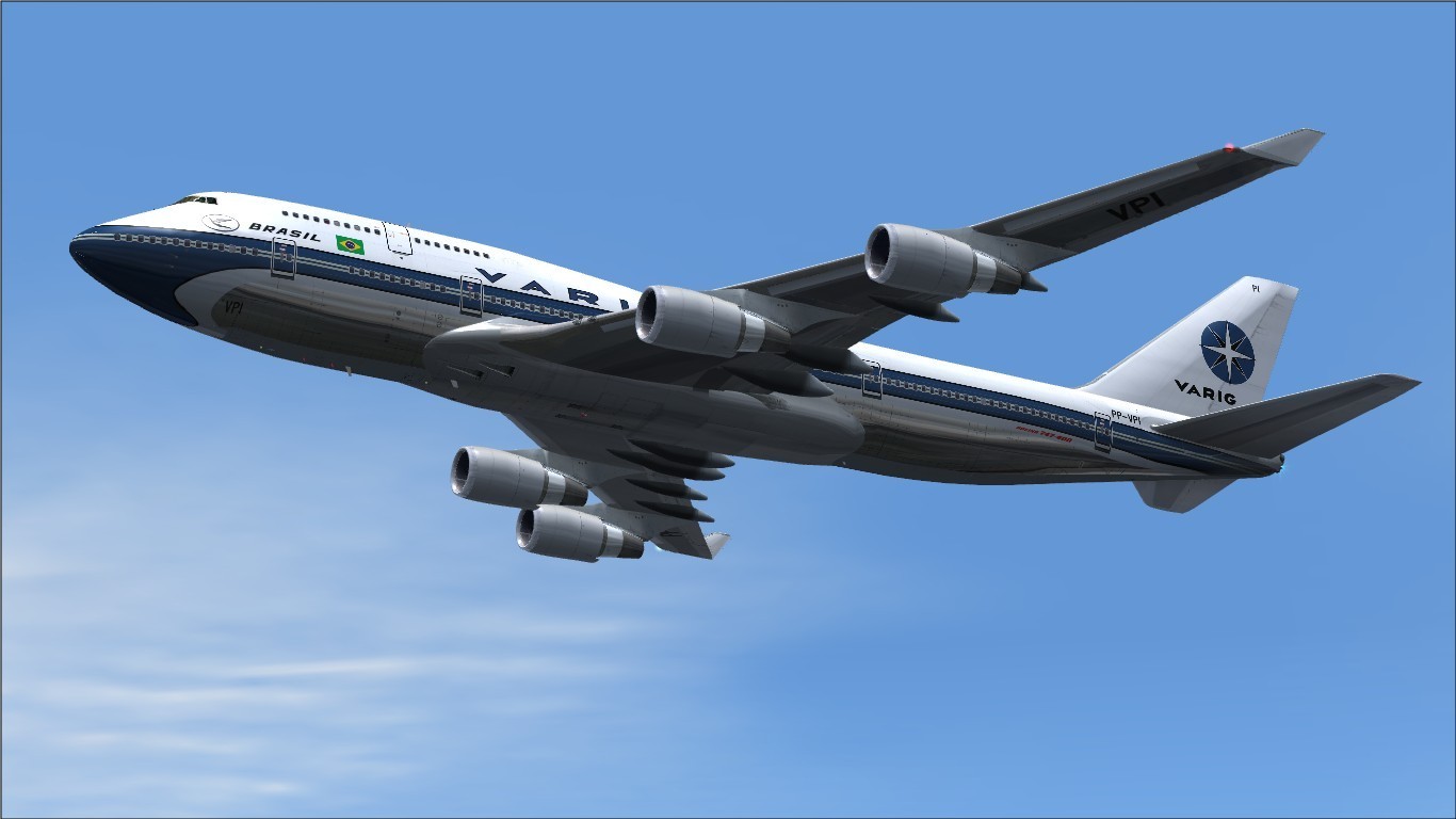 Texturas Brasileiras: Varig PP-VPI Boeing 747-400