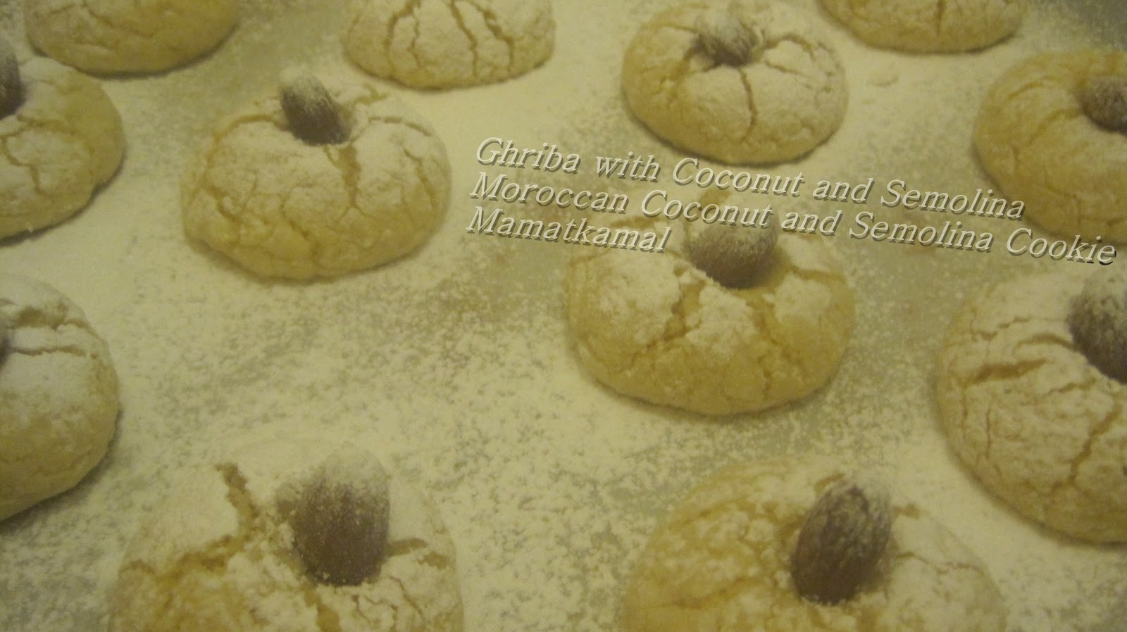 غريبة الكوكو وْ السّْميدة/Ghriba with Coconut and Semolina/Moroccan ...