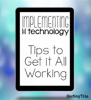 Teaching Trio: Tips for 1:1 Technology (Tech Thursday)