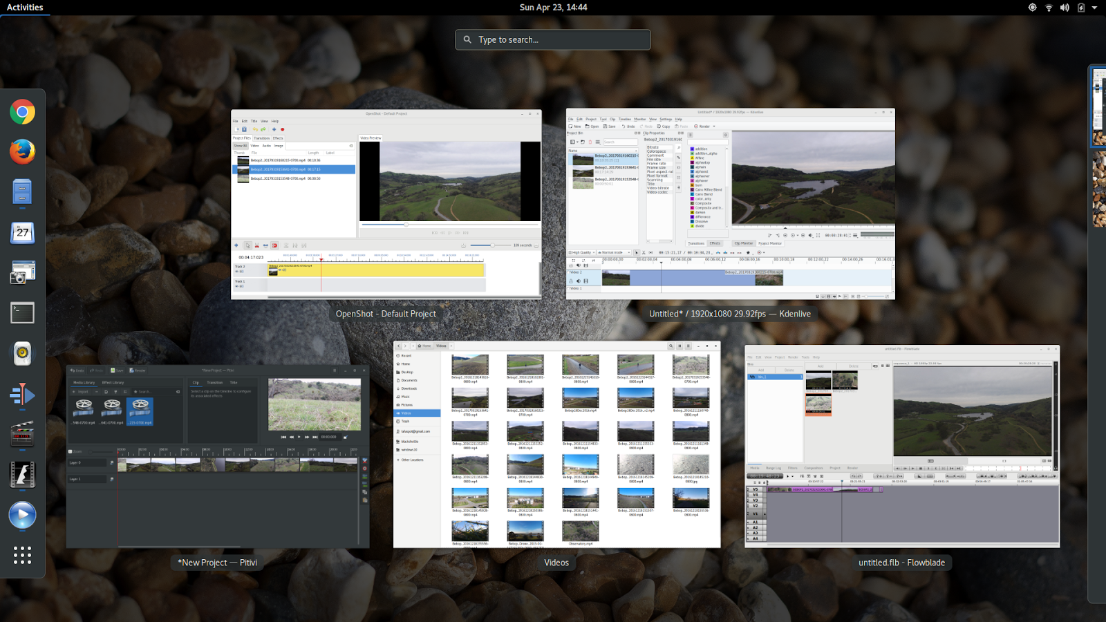 Ubuntu GNOME 17.04 running with HiDPI and touch screen support