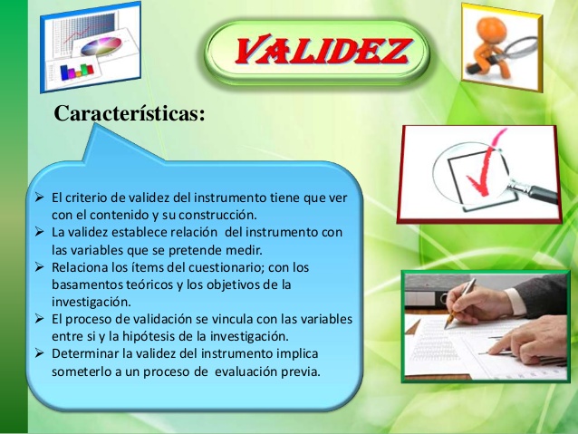 El proyecto de investigación y sus fases: Tema 8: Validez y ...