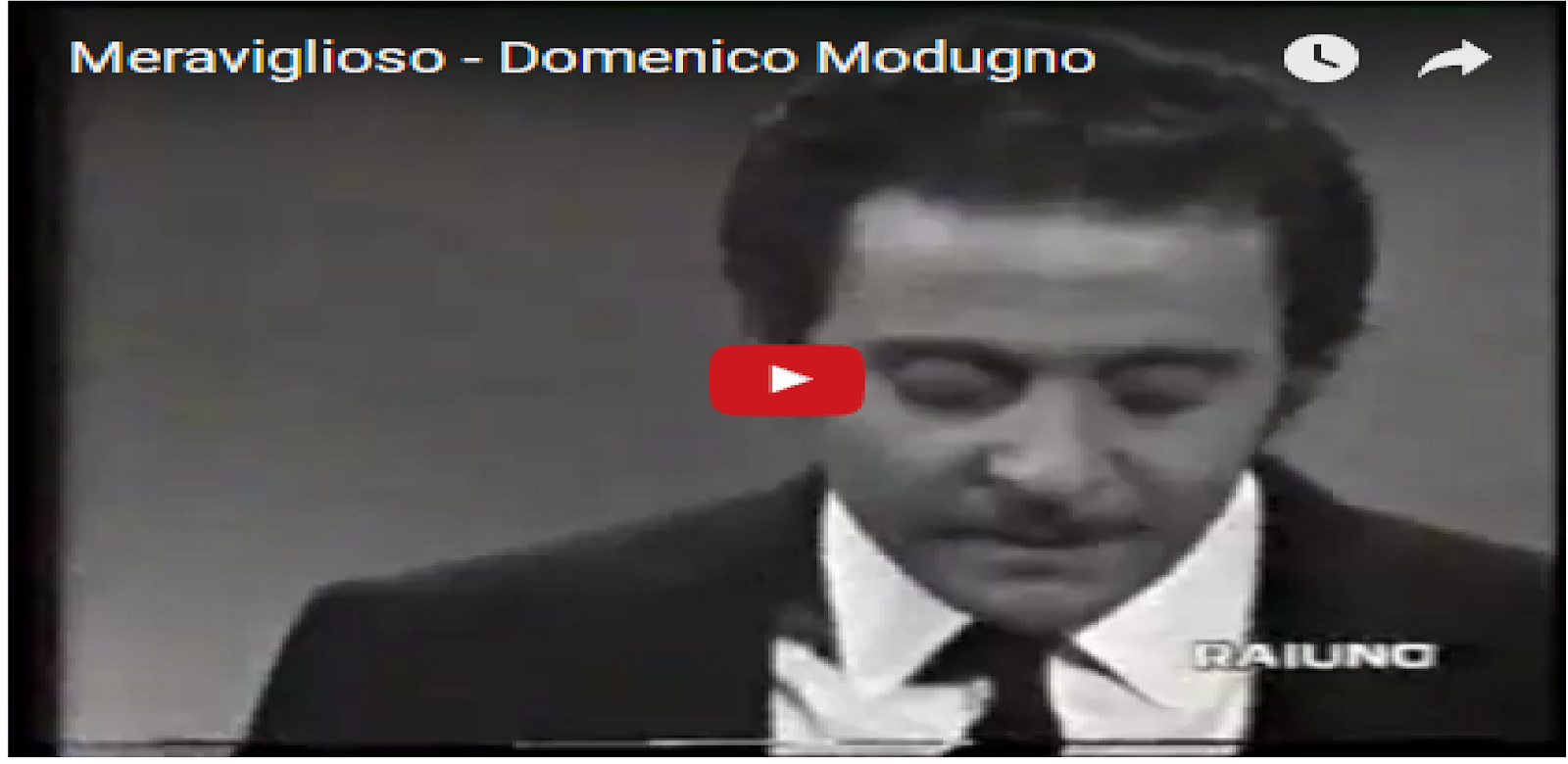 L'AMORE PER LA MUSICA: Meraviglioso - Domenico Modugno