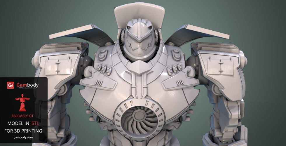 Pacific Rim-Gipsy Danger 3D Printing Model | Assembly 3D Figurine ...