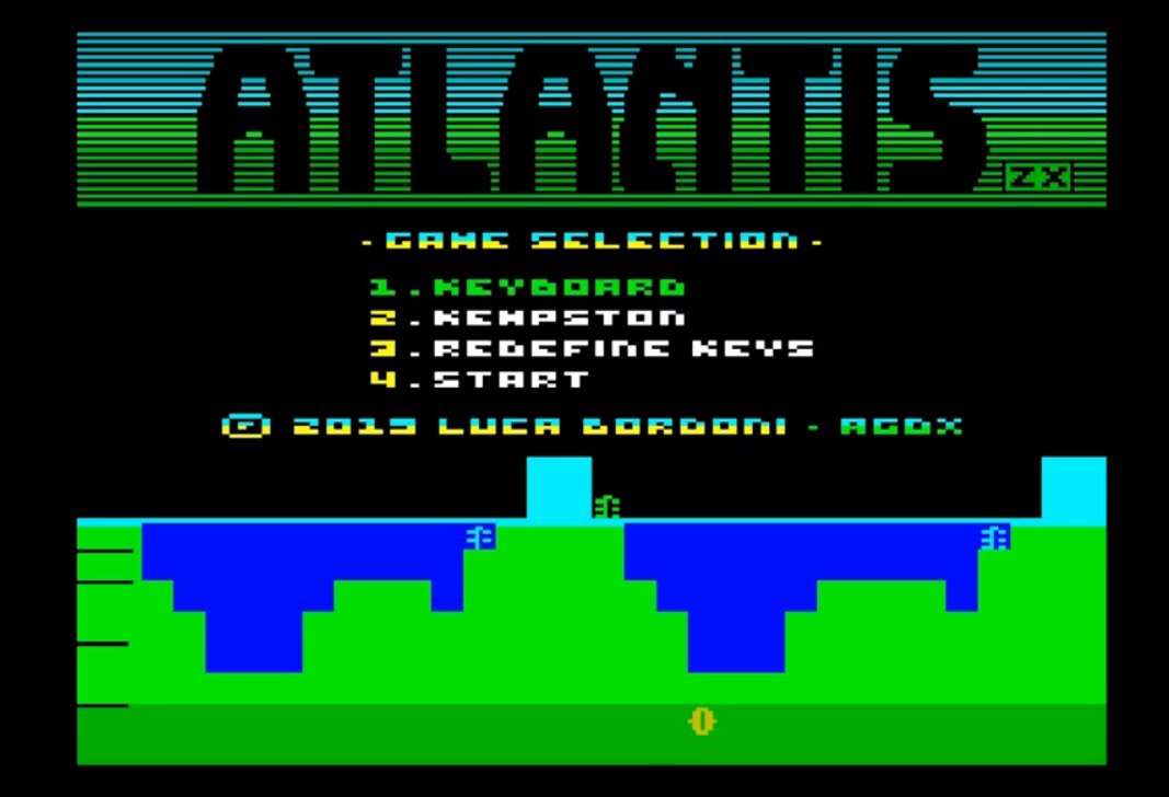 Indie Retro News: Atlantis - Atari 2600 fixed shooter ported to the ZX ...