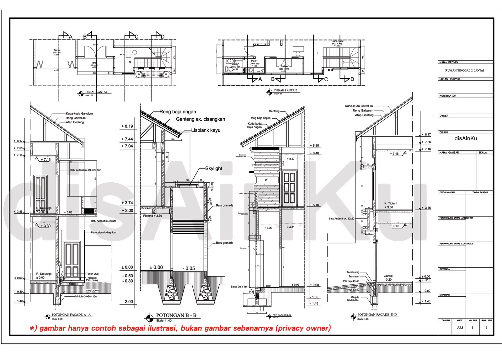 disAinKu Konsultan Arsitek: DETAIL FACADE