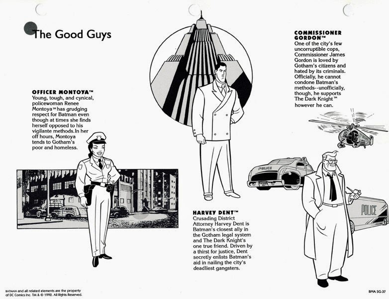 The Dork Review: Batman The Animated Series Style Guide!