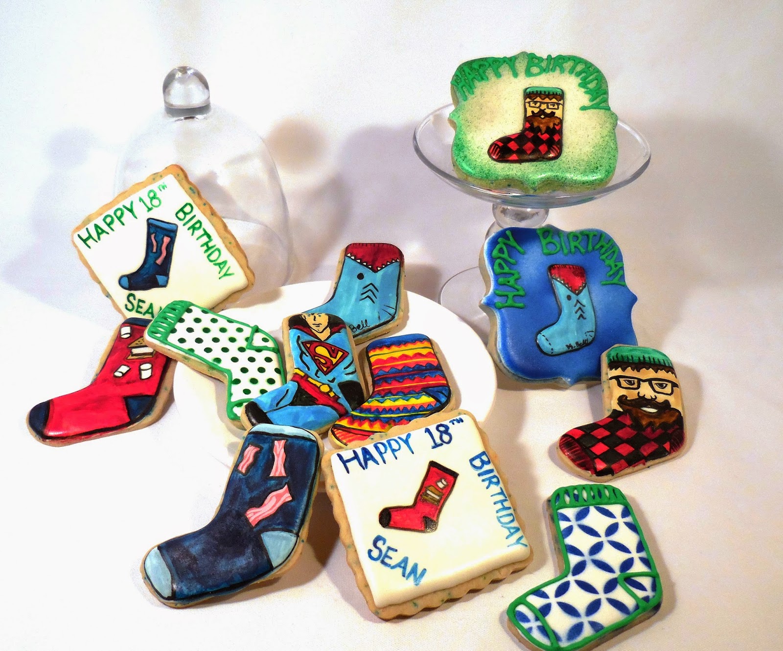 Something Sweet: Funky Sock Cookies