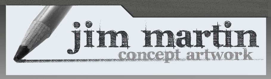 Jim Martin Concept Art: Rifle design from "Oblivion"