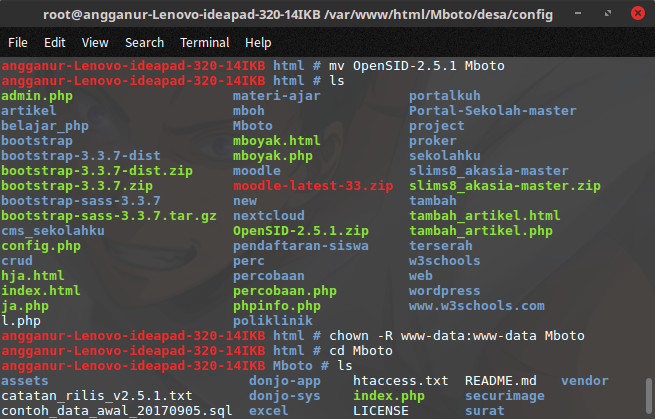 Menginstall OpenSID - CREATE-SCRIPT - ANGGA BLC TELKOM