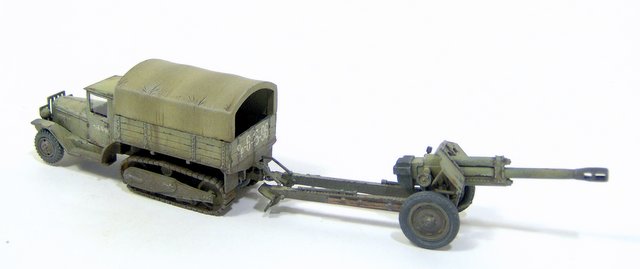Gulumik Military Models: ZiS 42 with 152mm D-1 Howitzer 1/72 PST - Gallery