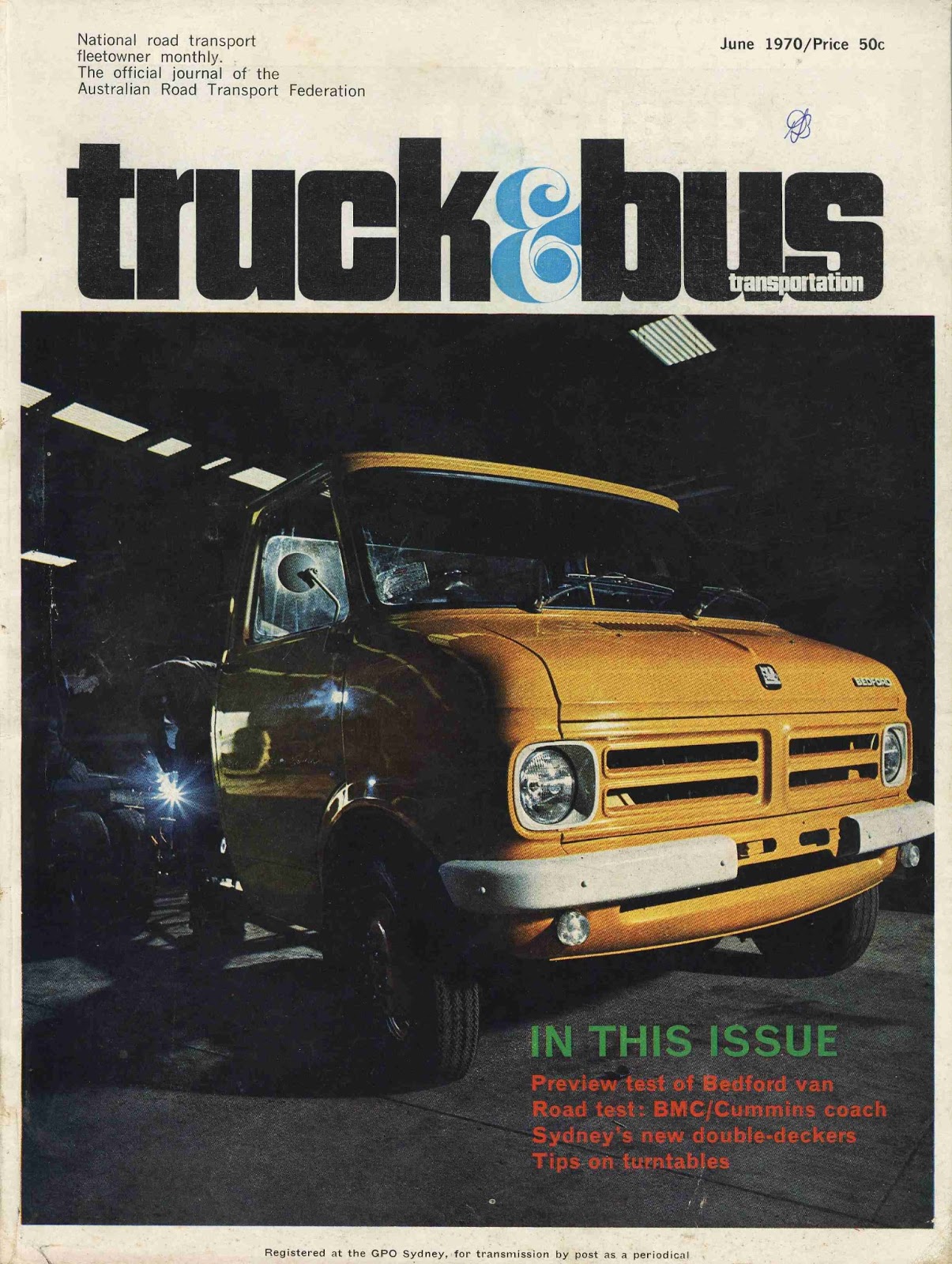 Historic Trucks: Truck and Bus Transportation magazine 1970
