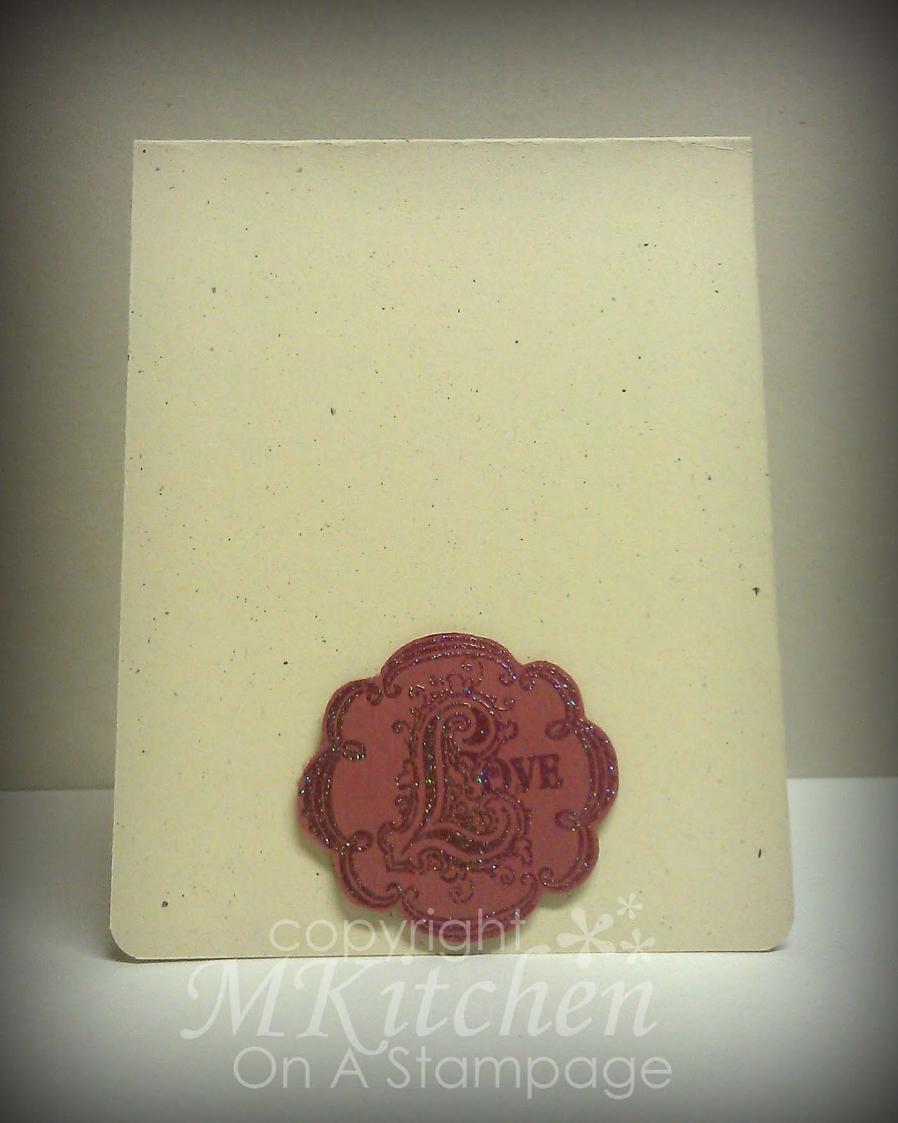 On A Stampage...: Feeling very vanilla...