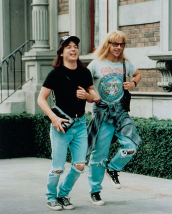 Flicktastic: I think I'm gonna hurl! "Wayne's World 3" moving ahead