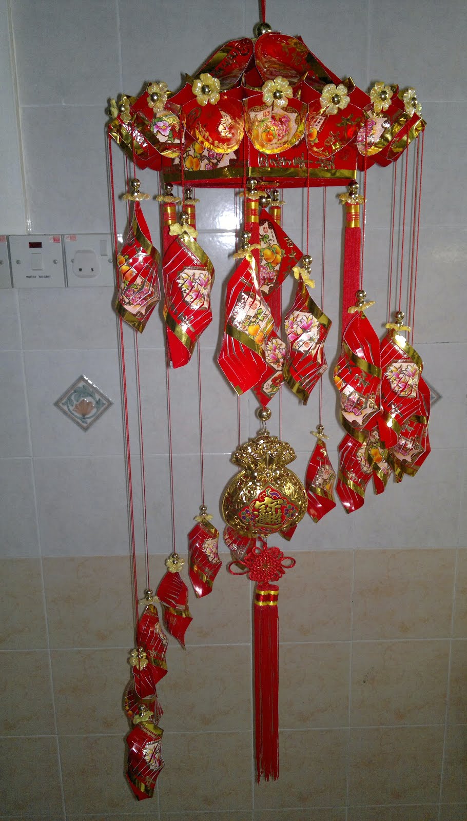 loobee: CNY 2013: My mummy's hand-made ang pow CNY lanterns