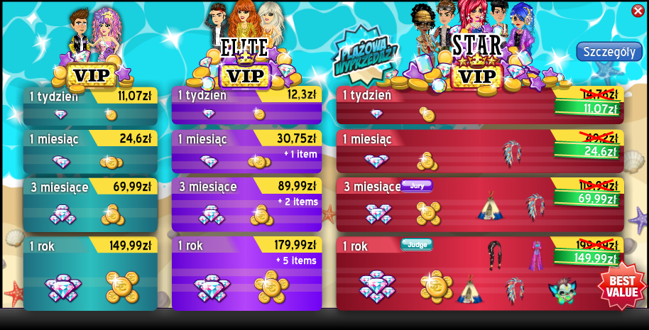 Uwielbiamy MSP, czyli MovieStarPlanet naszymi oczami *_*: Plażowa ...