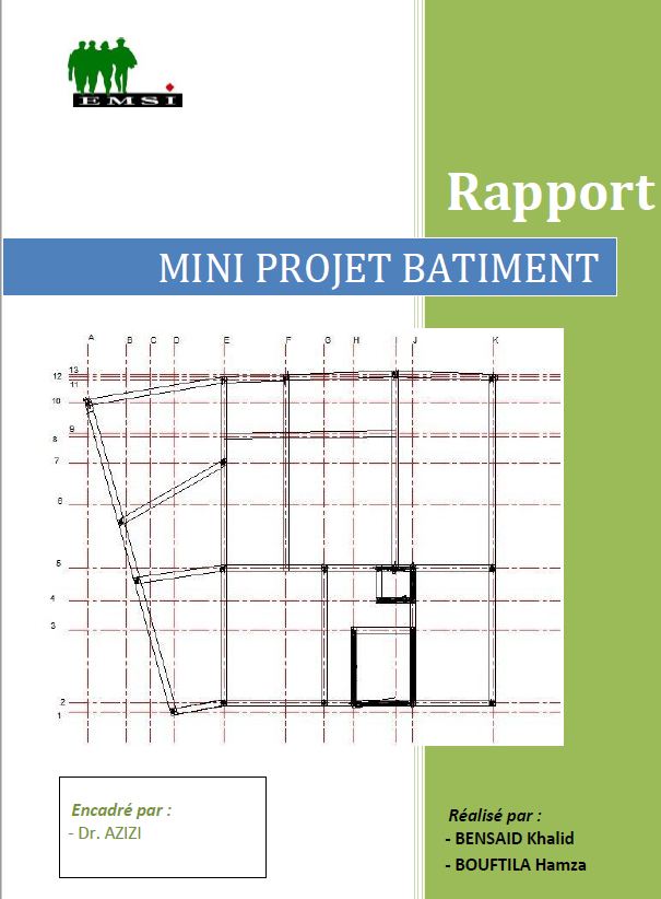 Rapport Mini projet bâtiment