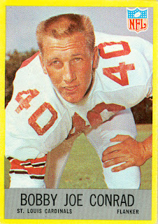 1967 Football Cards: St. Louis Cardinals
