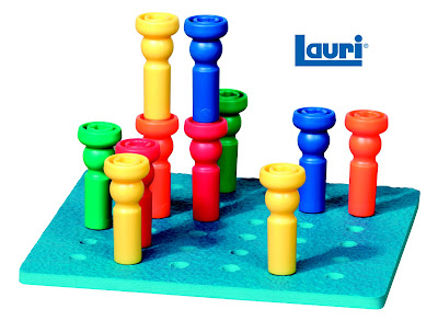 Toys As Tools Educational Toy Reviews: Review: Lauri Tall Stacker Pegs ...