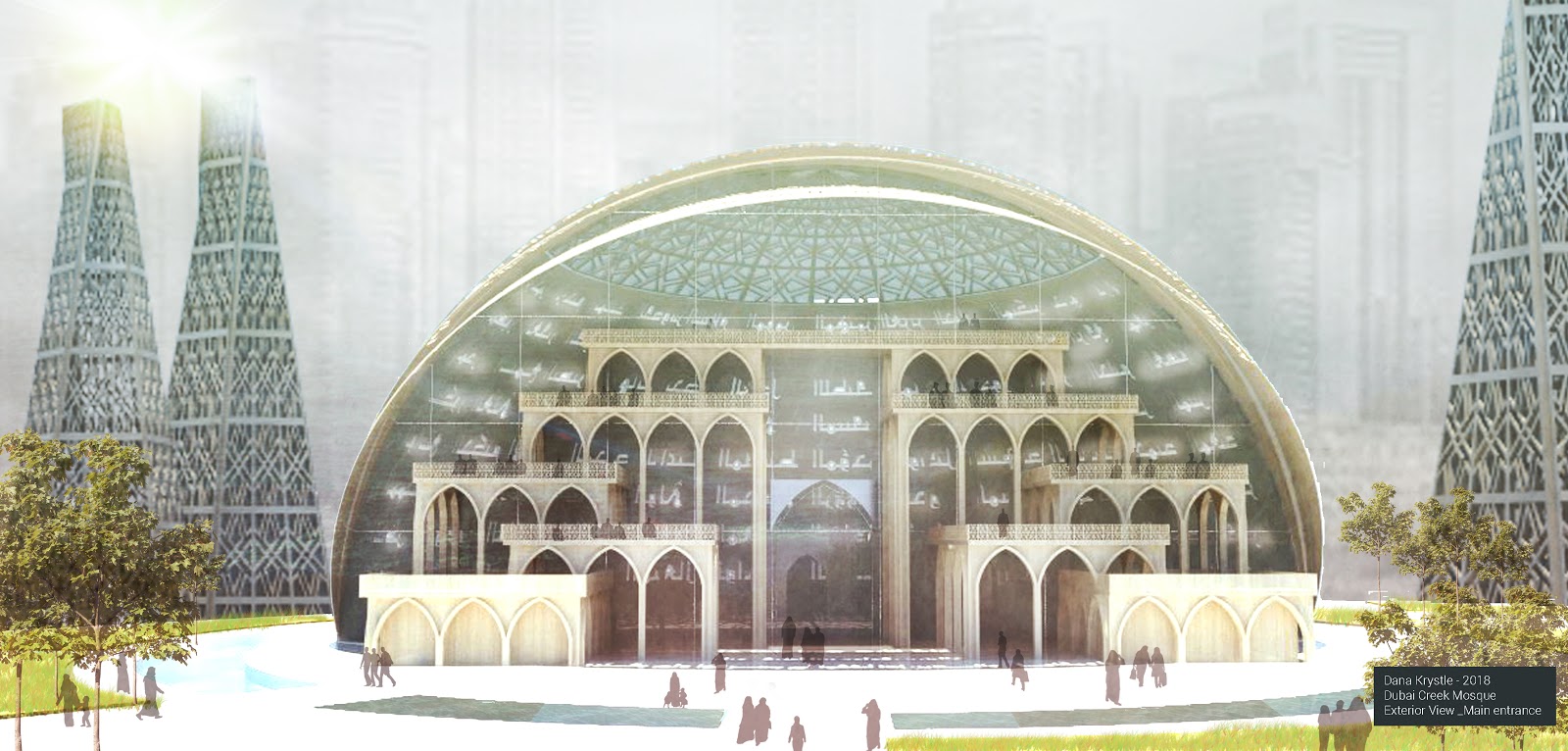 Dubai Creek Mosque | Design Competition Entry | Dana Krystle's online ...