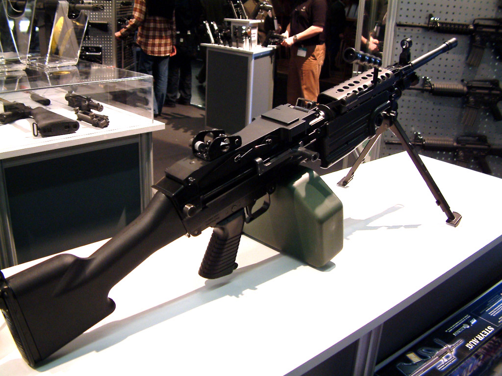 I need to have them all.: M249 light machine gun