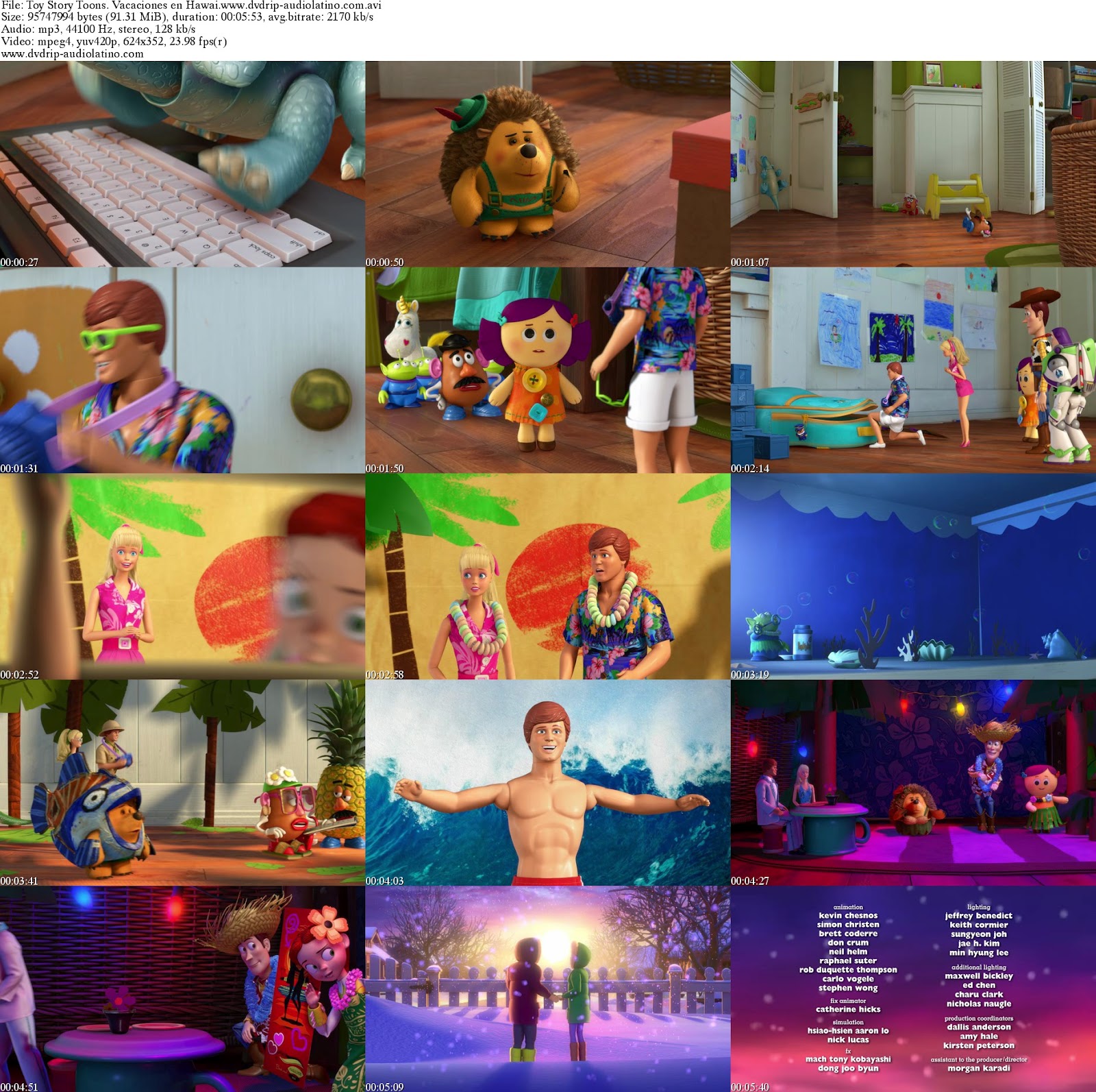 Toy Story Toons. Vacaciones En Hawai 2011 BRrip Audio Latino ~ ZONA VIRTUAL