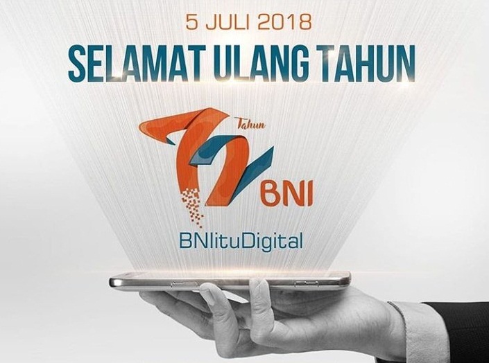 Selamat Ulang Tahun BNI 46 ke 72 #BNIItuDigital #Selamat72BNI ~ AGEN BNI 46
