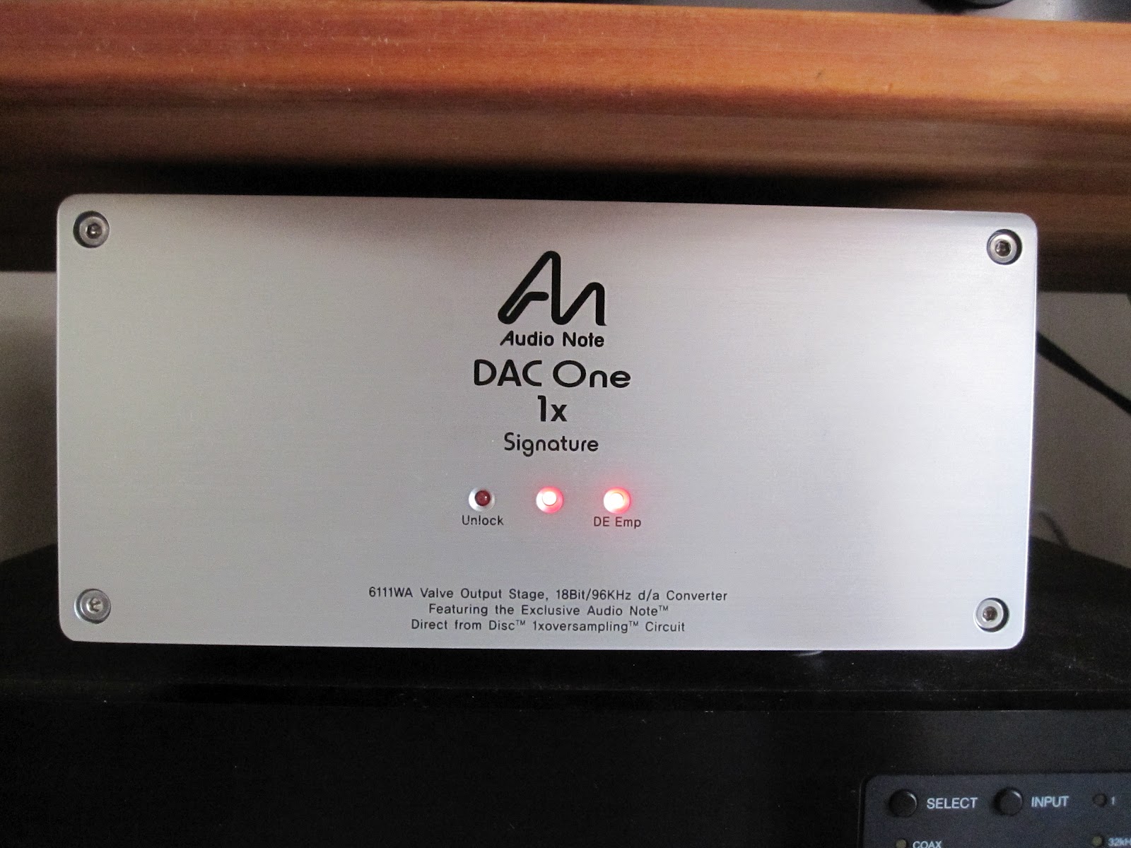 MyOldVintageHifi: Audio Note DAC One 1X Signature