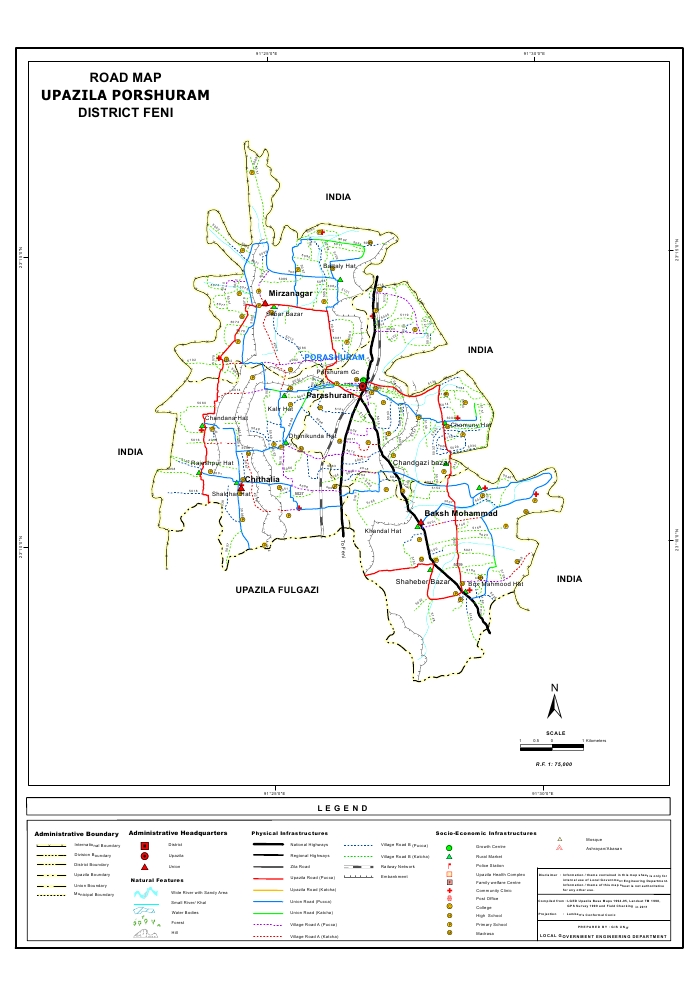 Mouza & Land Use Maps of Parshuram Upazila, Feni, Bangladesh - Tourism ...