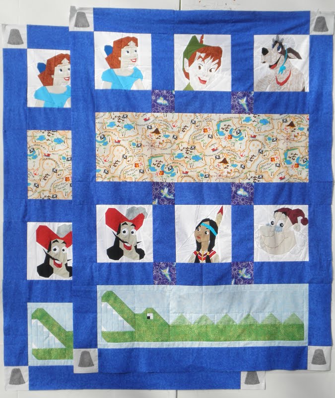 Cheryl's Teapots2Quilting: Peter Pan Baby Quilt