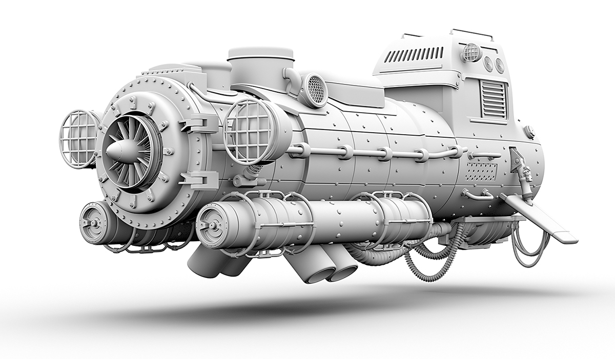 MY WORKS: Steam Hover Machine