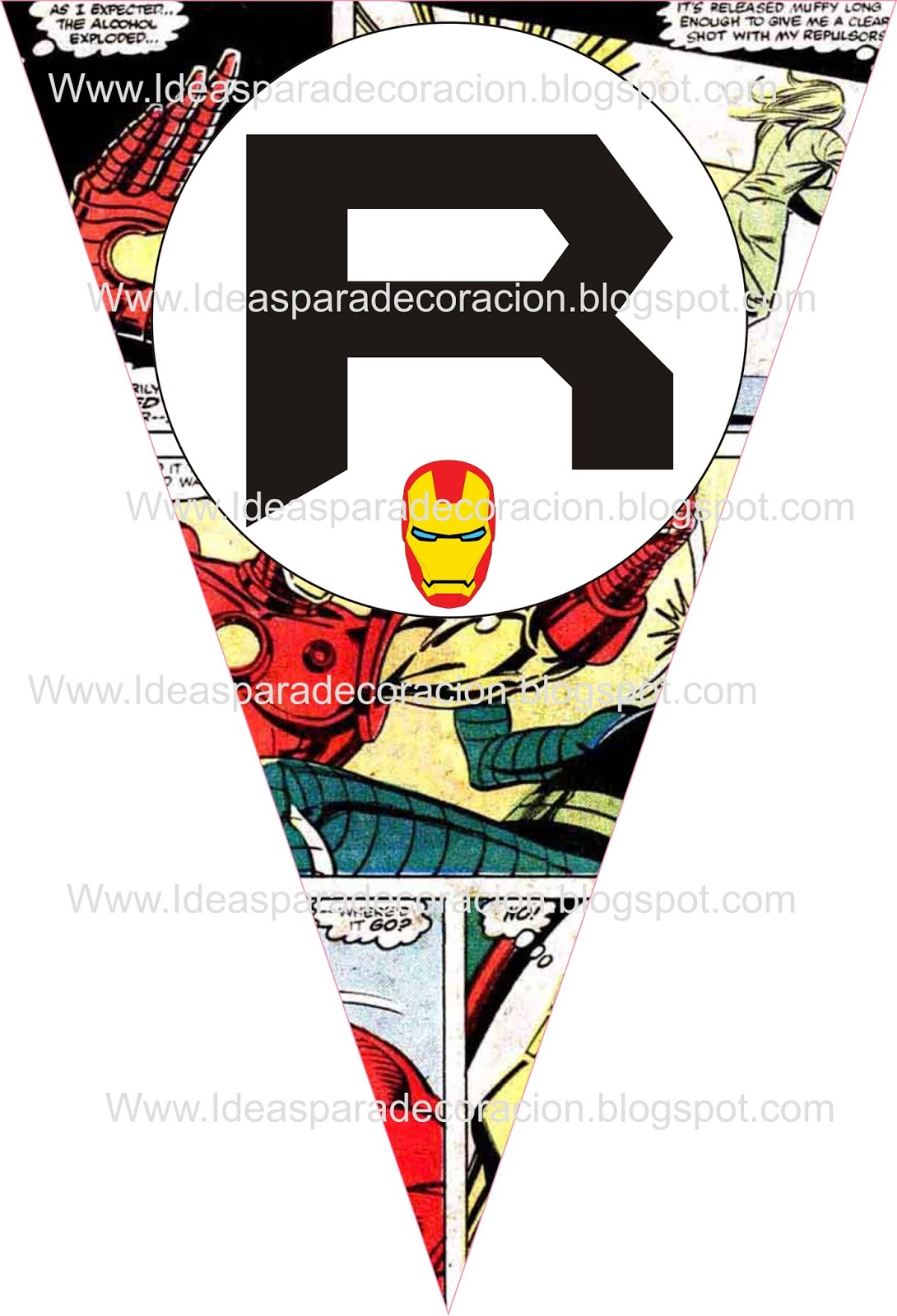 Ideas para la decoración de Fiestas Infantiles: Kit superheroes