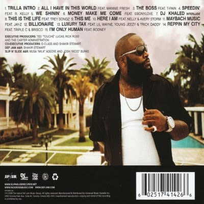 Rick Ross - Trilla(LP)(2008)