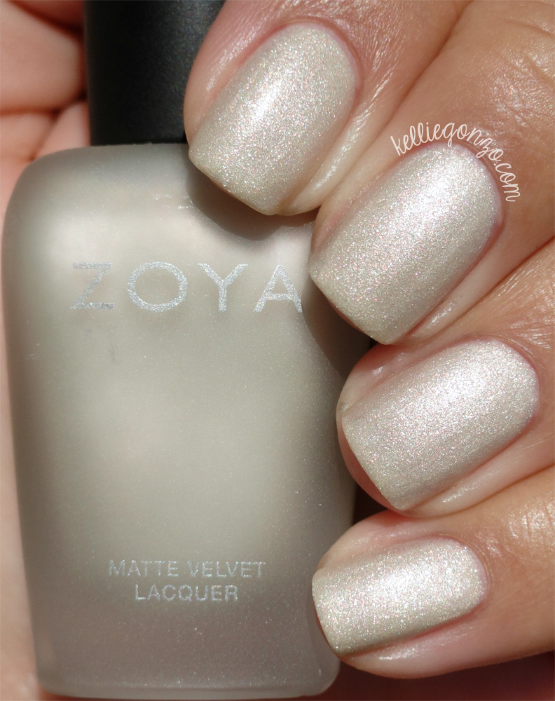 KellieGonzo: Zoya Winter/Holiday 2015 Matte Velvet Collection Swatches ...