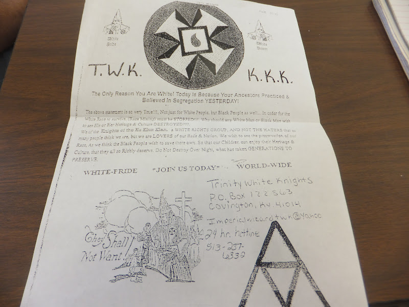 The River City News: CITY RESPONDS TO RACIST FLYERS POSTED AT CITY HEIGHTS