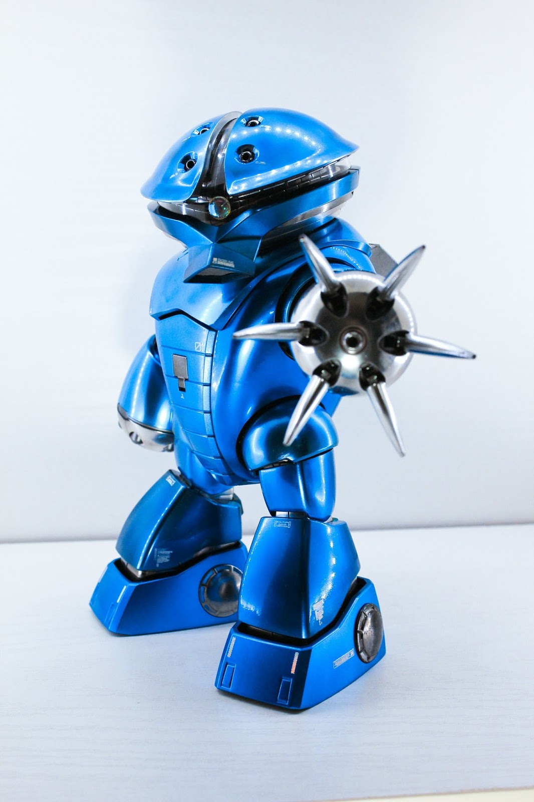 Painted Build: MG 1/100 Acguy "Blue Ocean" [Metallic Finish] - Gundam ...