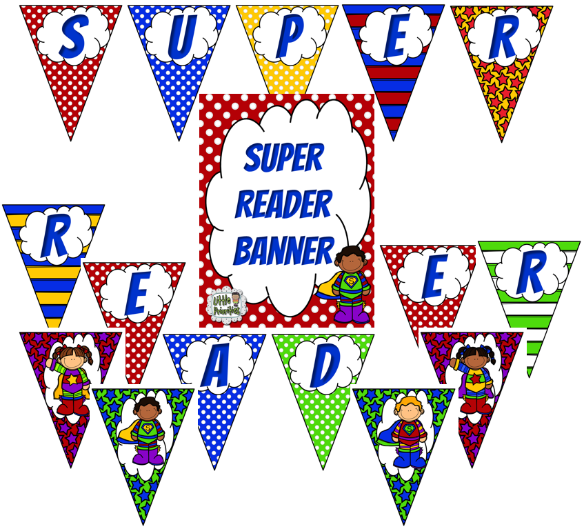 Superhero Reading Celebration Bundle and Freebie | Little Priorities