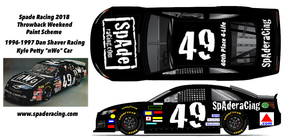 Spade Racing: SPADE RACING UNVEILS 2019 DARLINGTON THROWBACK WEEKEND ...