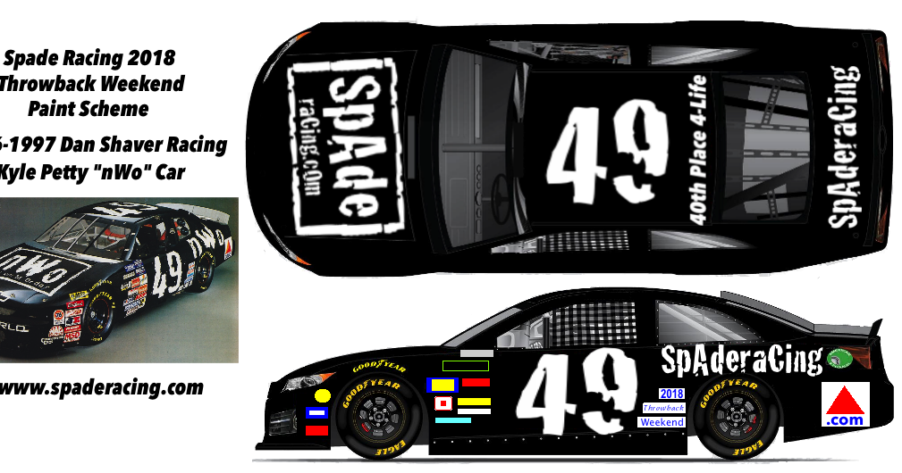 Spade Racing: SPADE RACING UNVEILS 2019 DARLINGTON THROWBACK WEEKEND ...