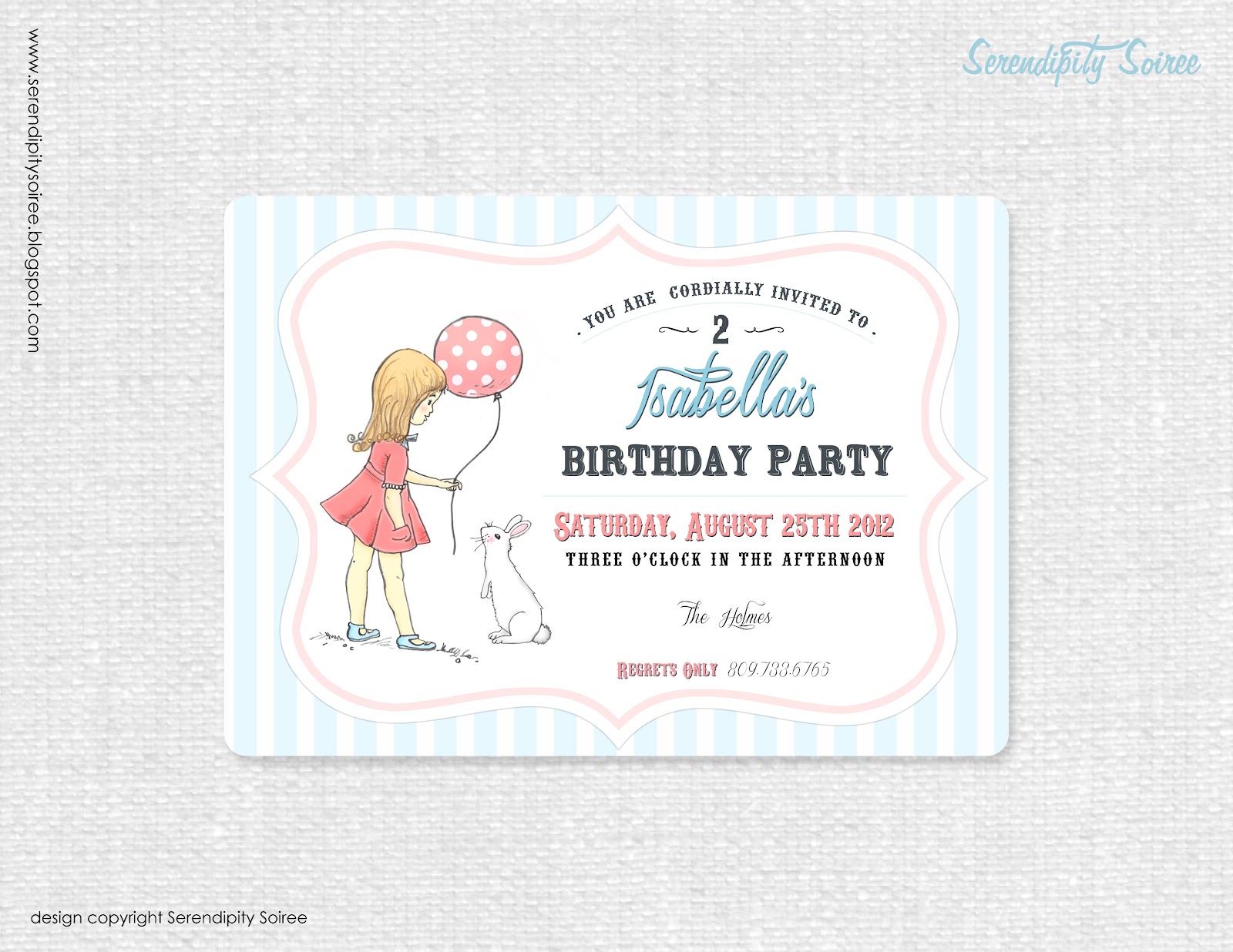 {Invitation Collections} Vintage inspired illustrated invitation {Best ...