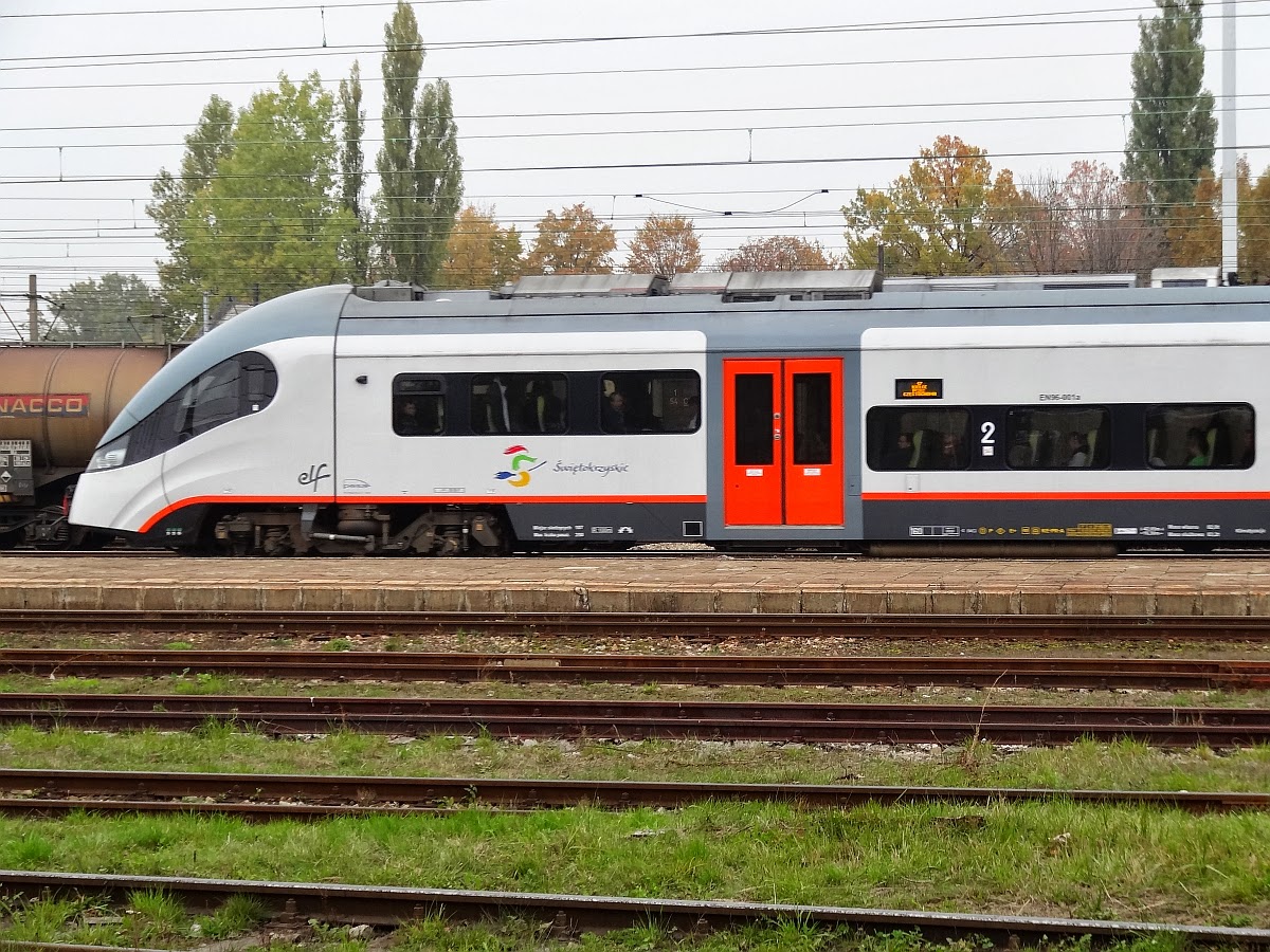 EN96-001 na stacji Kielce Herbskie. | Kolejowe Kielce