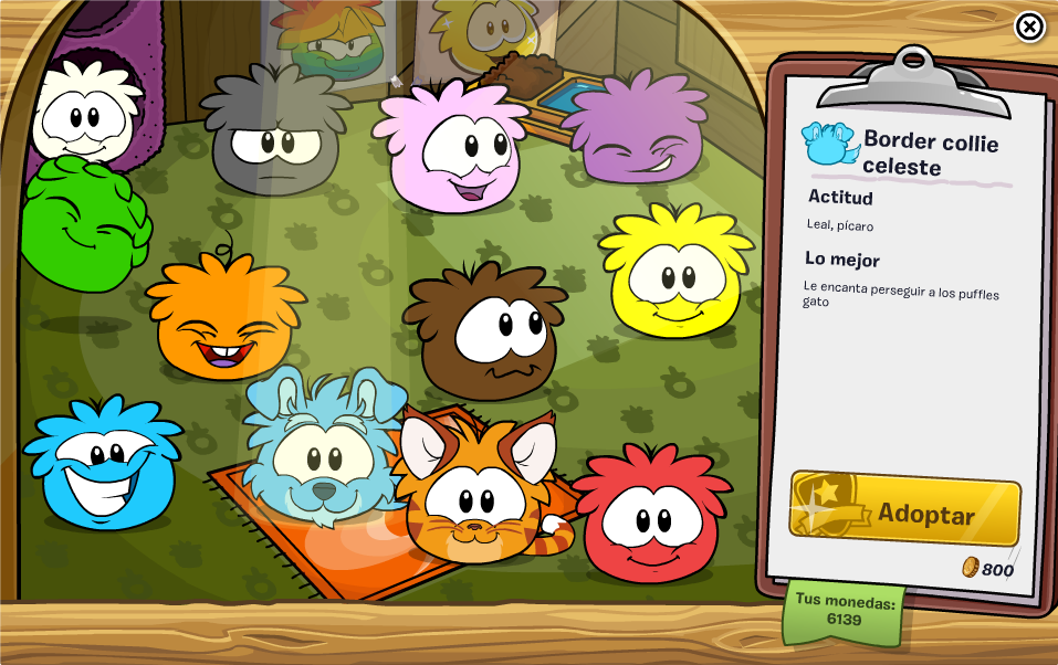 Trucos De Club Penguin Cow: ¿Como adoptar al Puffle Perro/Gato?